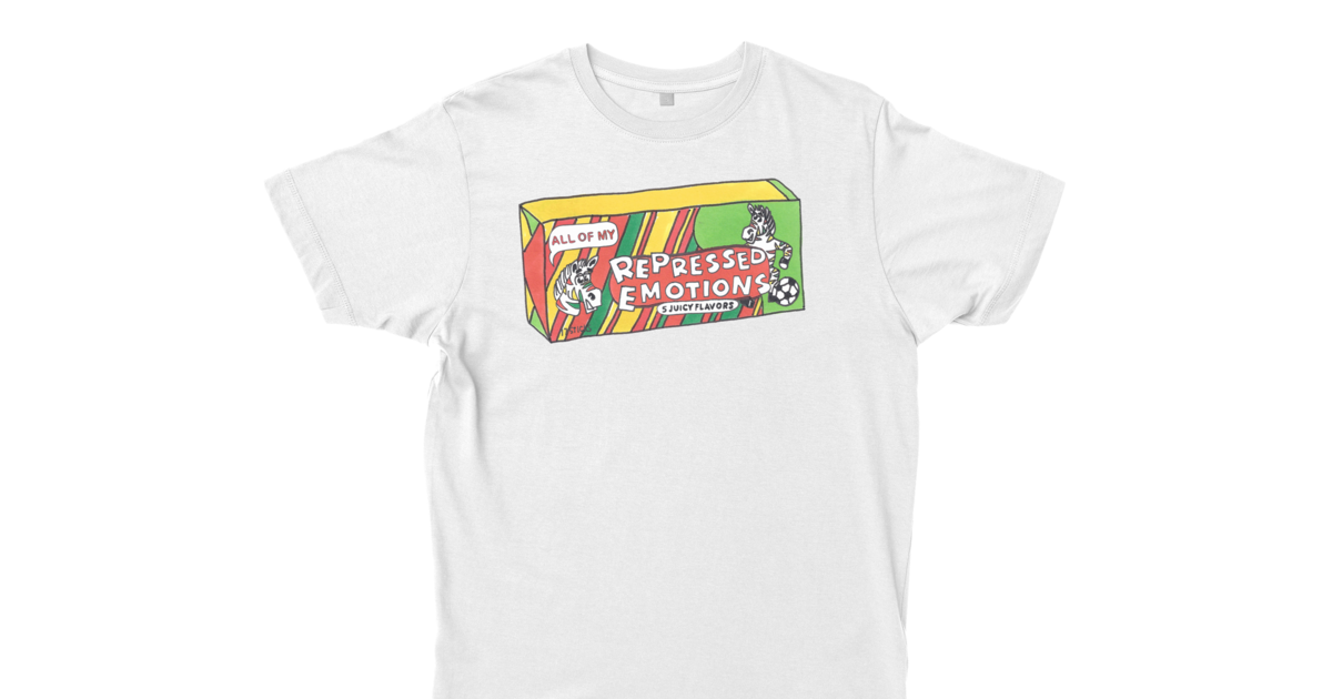 The Repressed Emotions T-shirt by Grace Miceli | Everpress