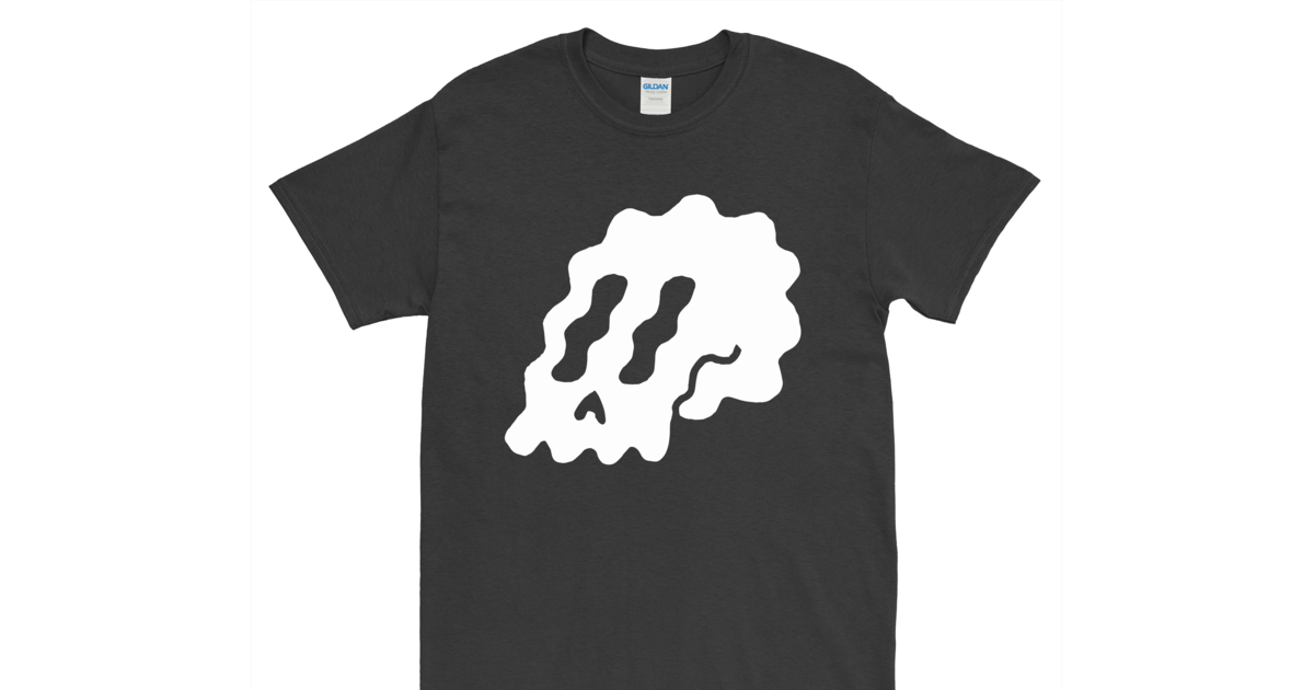 The Wavy Skull T-shirt by Daniel Zender | Everpress