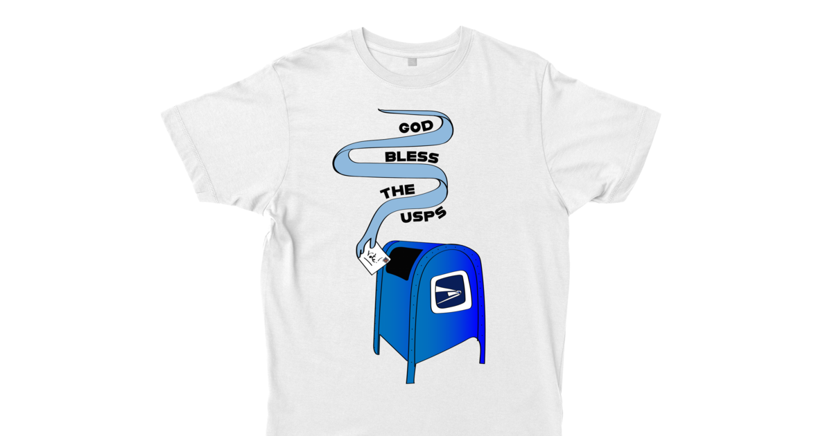 god bless the usps | Everpress