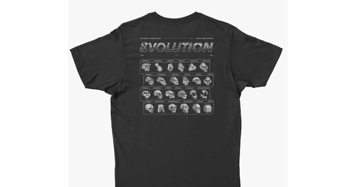 THEORY OF EVOLUTION apparel | Everpress