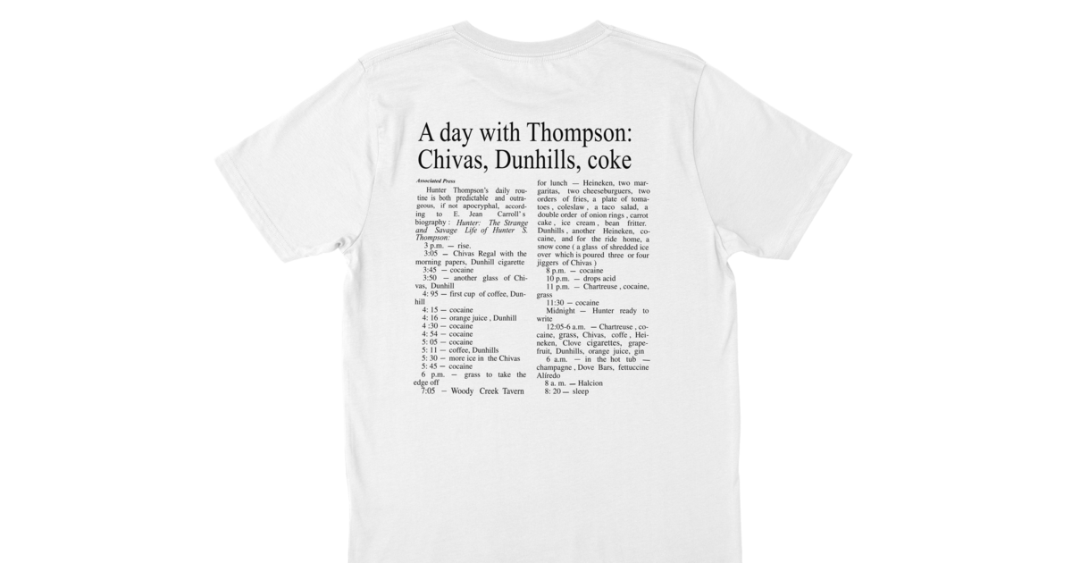 Hunter S. Thompson Routine | Everpress