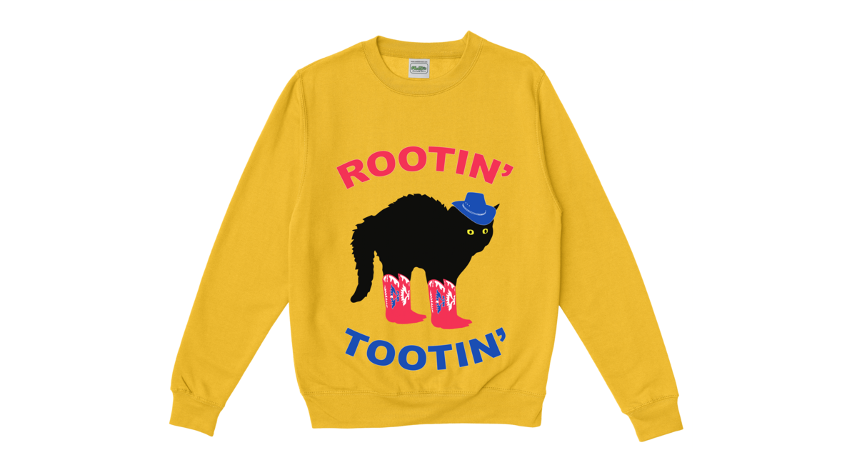 rootin tootin cowboy cat 2 apparel | Everpress
