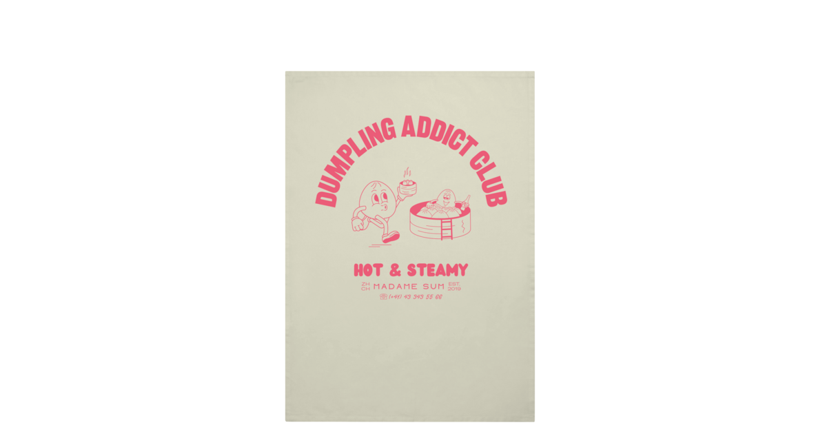 DUMPLING ADDICT CLUB TEA TOWEL | Everpress