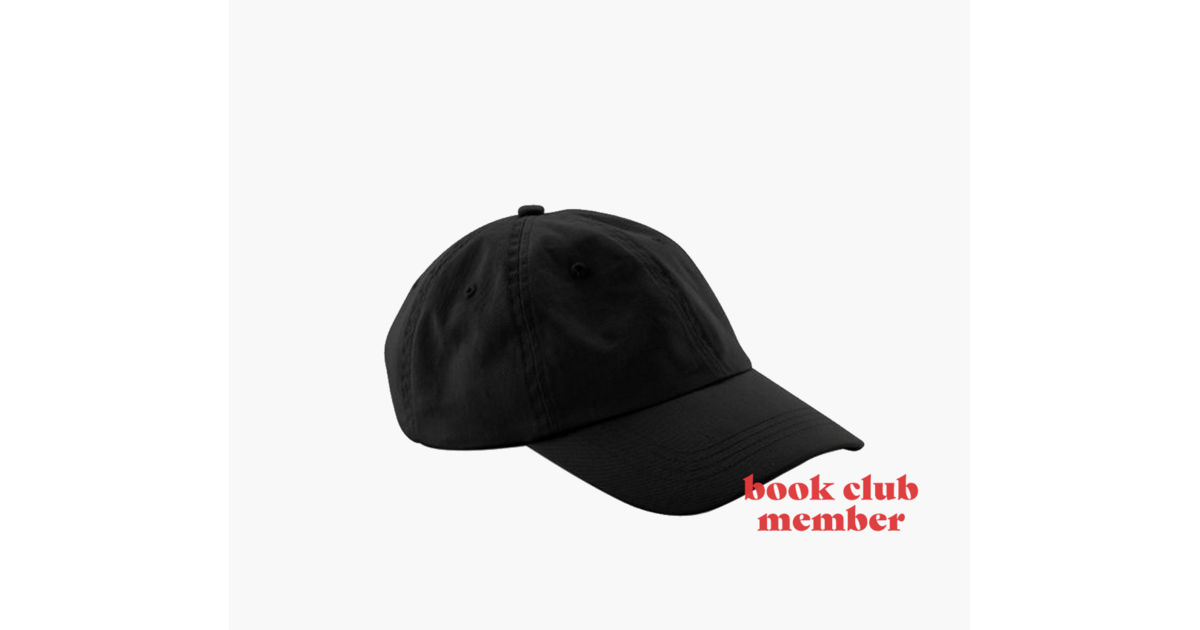 BOOK CLUB MEMBER CAP | Everpress