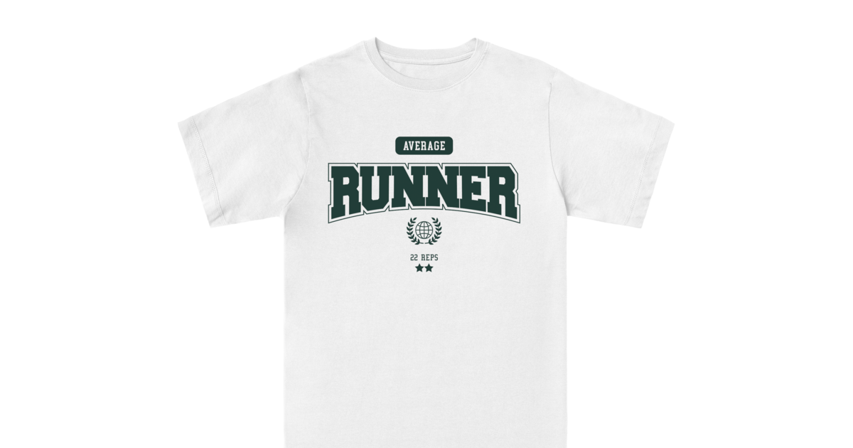 AVERAGE RUNNER COLLEGE tee | Everpress